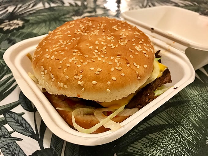 This isn't just a burger on bread—it's a masterclass in comfort food engineering, where every ingredient knows its role.