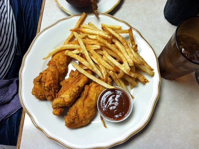 Chicken strips that put fast food versions to shame. These aren't just good "for a small town" – they're simply magnificent.