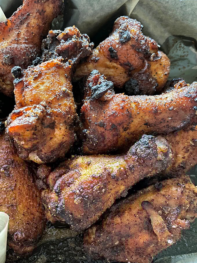 Wings that spent quality time in the smoker developing character, depth, and that glorious crispy exterior we all crave.