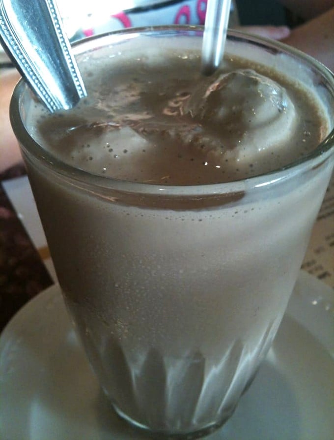 This isn't just a chocolate shake—it's a time machine to when desserts were simple, perfect, and didn't need fancy Instagram filters.