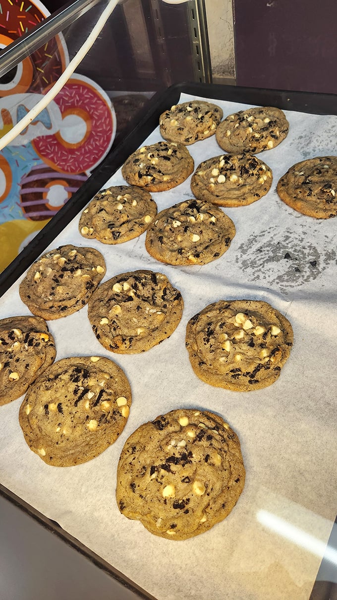 These chocolate chip cookies aren't just an afterthought—they're serious contenders in Milton's lineup of sweet treats worth the drive.