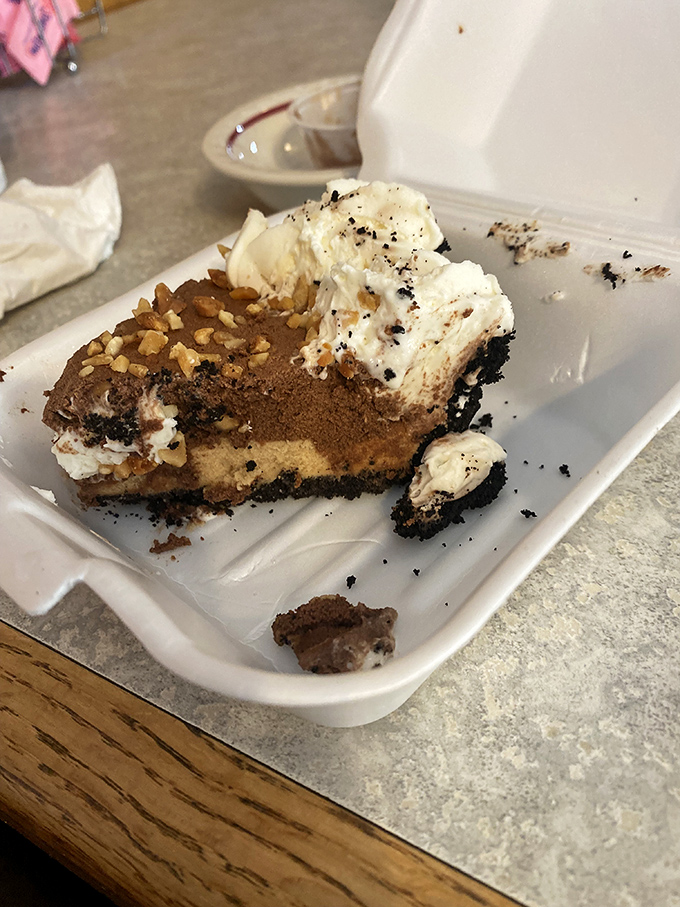 That chocolate pie isn't just dessert—it's therapy with whipped cream on top. The kind of sweet indulgence that makes everything right with the world.
