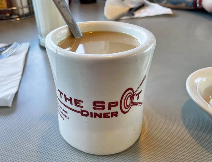 The official morning fuel of Lakewood, served in mugs that have witnessed more Monday morning complaints than a therapist's couch.
