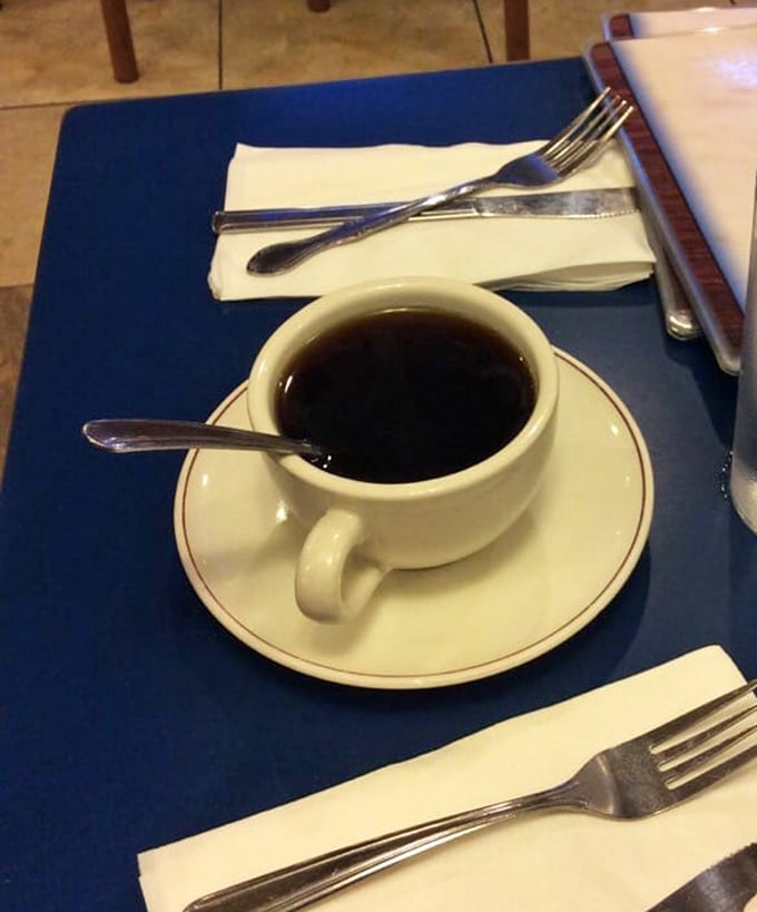 The humble coffee cup—filled with liquid ambition that fuels New Jersey's dreams one refill at a time.