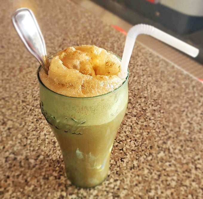 Sometimes childhood nostalgia comes in a glass – this float brings back memories you didn't know you had.