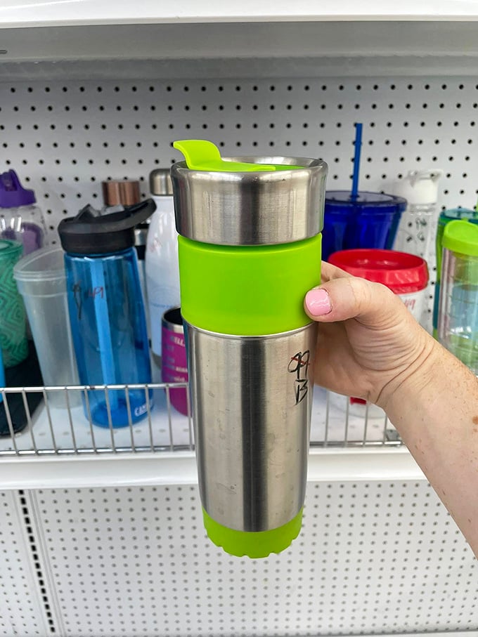 Hydration with personality—these water bottles and travel mugs have stories to tell and coffee to keep warm.