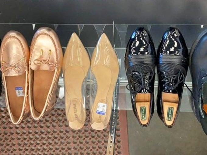 These aren't just shoes—they're conversations waiting to happen. "These gorgeous flats? Would you believe I found them at Goodwill?"