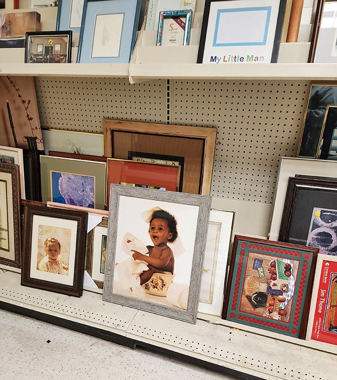 Picture frames waiting to showcase your memories, from ornate gold to refreshingly simple.