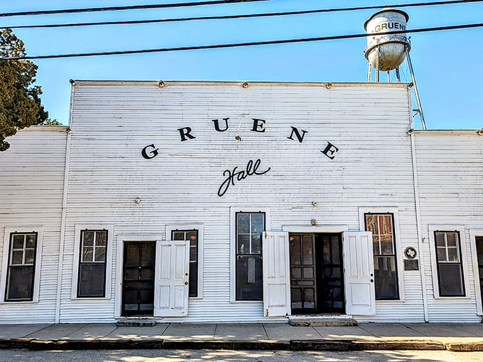 Gruene Hall's weathered white facade hides Texas's oldest dance hall, where the two-step is practically a religious experience for locals.