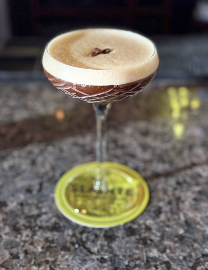 The Irish Coffee Martini—where caffeine meets courage in a glass that says, "Tomorrow's problems are for tomorrow's you."