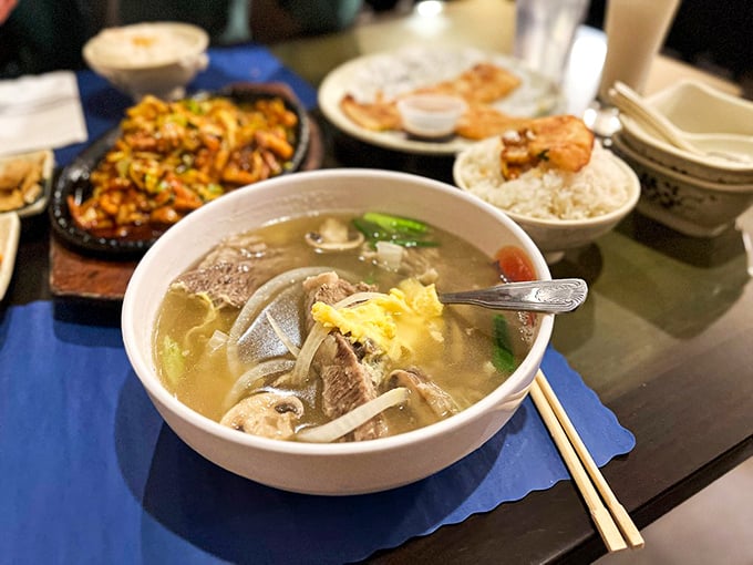 A bowl of traditional kalbitang that proves soup isn't just for sick days – it's for "I need something amazing in my life" days.
