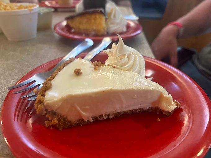 Key lime pie that strikes that perfect balance between sweet and tart – the Florida dessert that even a New England seafood joint gets right.