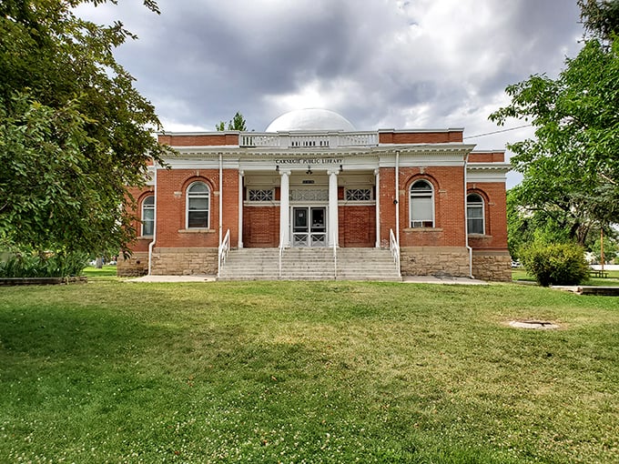 The Carnegie Public Library stands as a testament to classic architecture and free knowledge—two things that never go out of style in retirement.