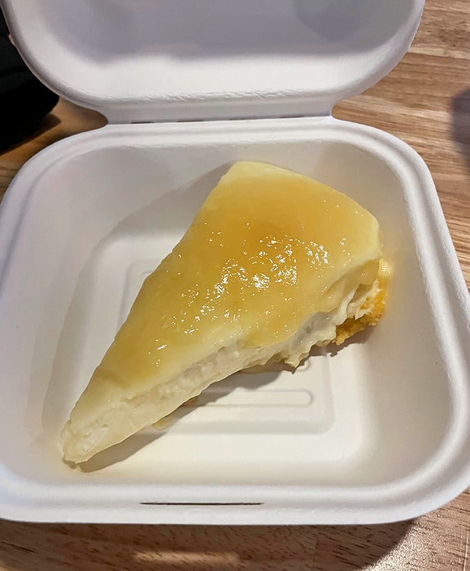 Someone said "lemon cheesecake" and suddenly everyone at the table discovered their second stomach.