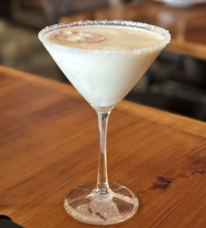 Not just a lemon drop martini, but liquid sunshine in a glass—the perfect palate cleanser between courses or delightful conversation starter.