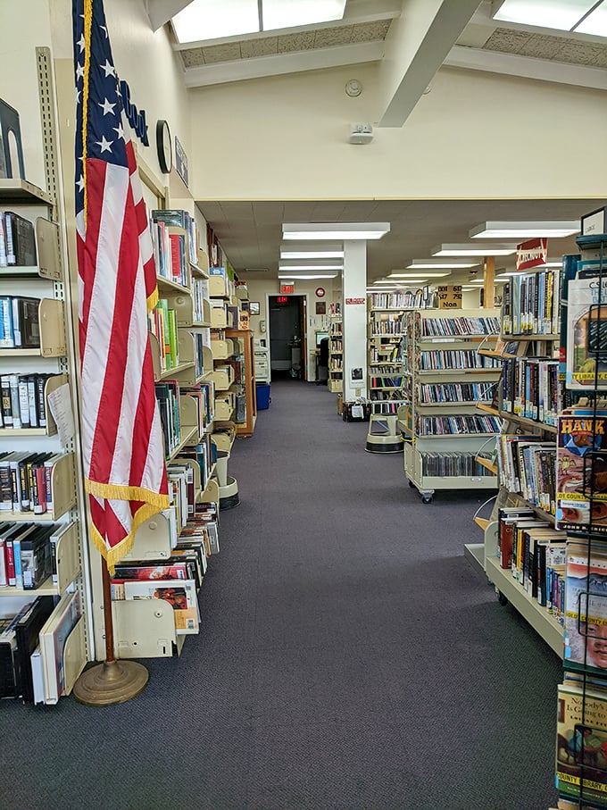 Between well-stocked shelves, Fortuna's public library offers a quiet haven for bookworms and knowledge-seekers alike.
