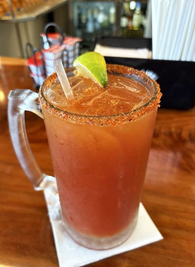 That Michelada isn't just a drink—it's a spicy, savory vacation in a glass. The chili-salt rim is like a flavor security system.