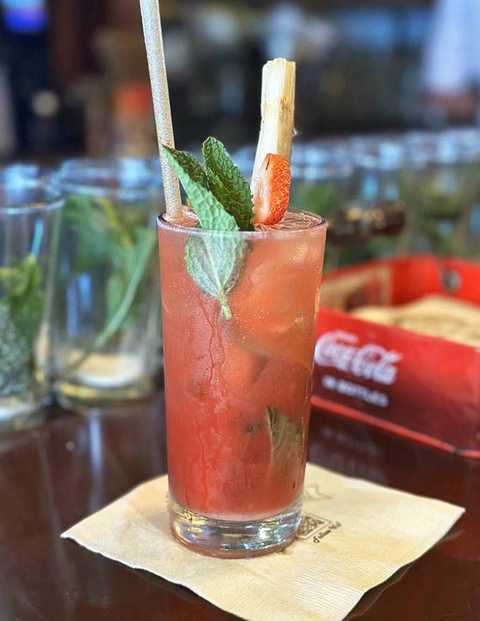 A proper mojito isn't just a drink—it's a refreshing little vacation in a glass, with mint leaves standing in for palm trees.