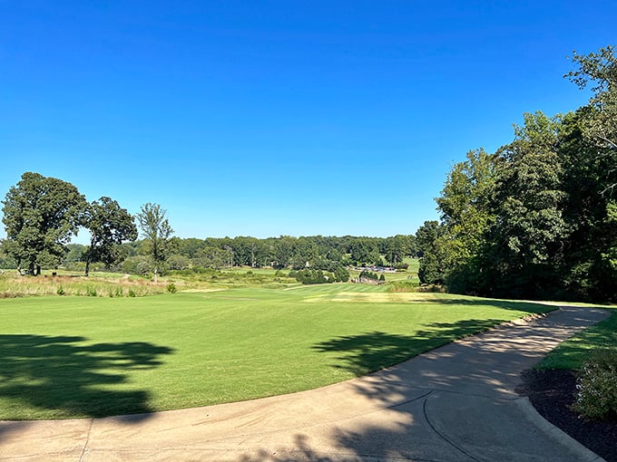 Mooresville Golf Course offers fairways that whisper "bogey" to amateurs but won't empty your wallet like those fancy resort courses.