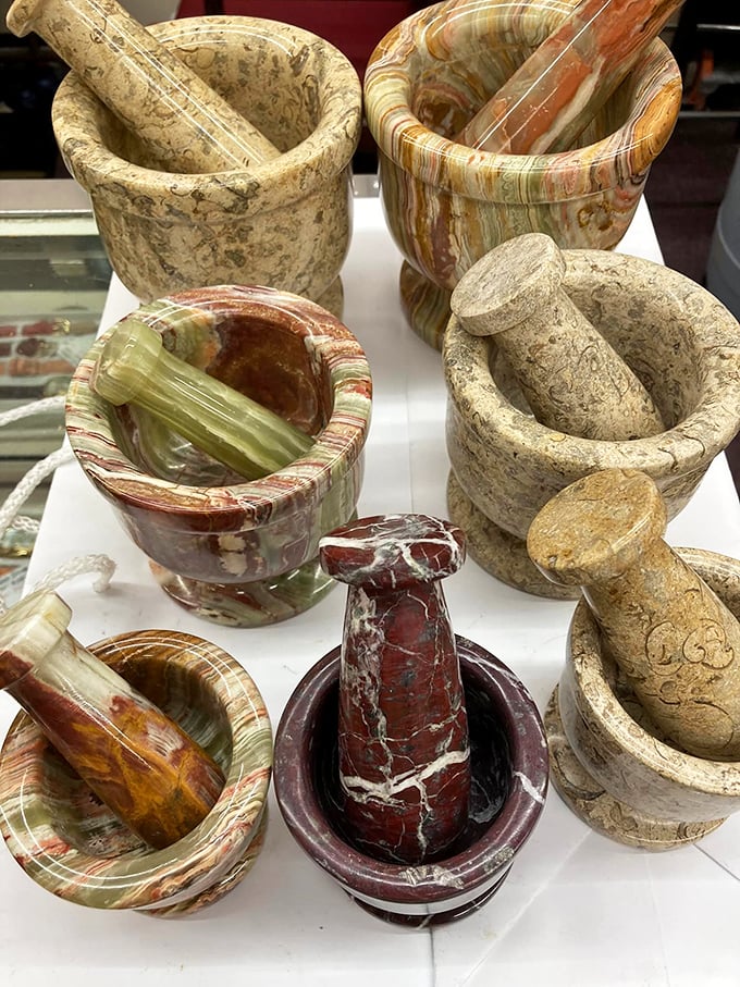 These stunning mortar and pestle sets elevate kitchen tools to art status – grinding herbs never looked so good or felt so satisfying.