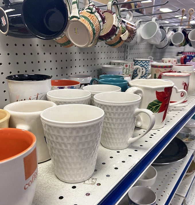 Mug heaven! Because somehow coffee tastes better when sipped from a cup with character and history.