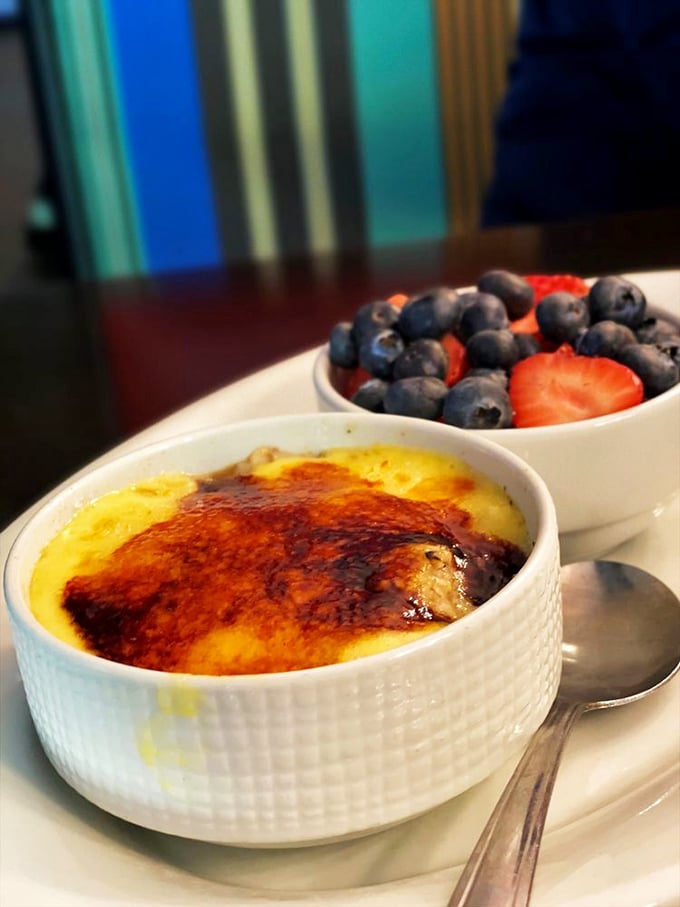 This crème brûlée oatmeal with fresh berries proves that healthy and indulgent aren't mutually exclusive – they're deliciously codependent.