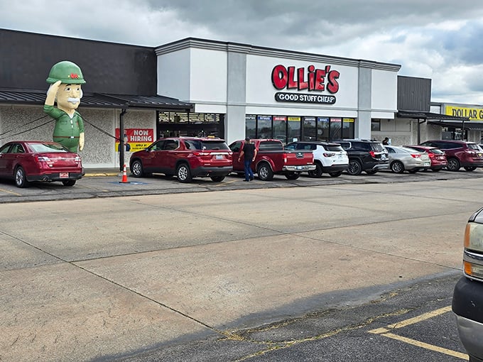 Ollie's proves bargain hunting can feel like treasure discovery when you're not spending gas money driving to three counties.