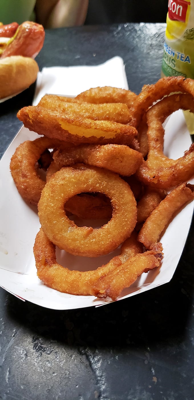 Golden rings of crispy perfection that prove simple ingredients become extraordinary with proper technique.