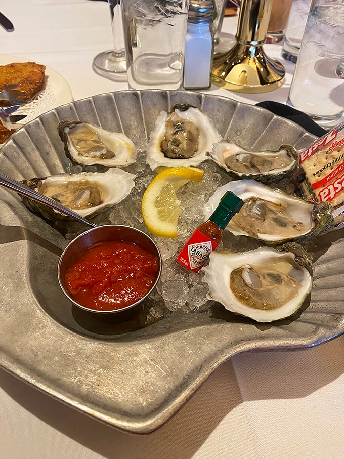 These oysters aren't just seafood—they're little oceanic time capsules that have traveled far to bring you a taste of the coast.