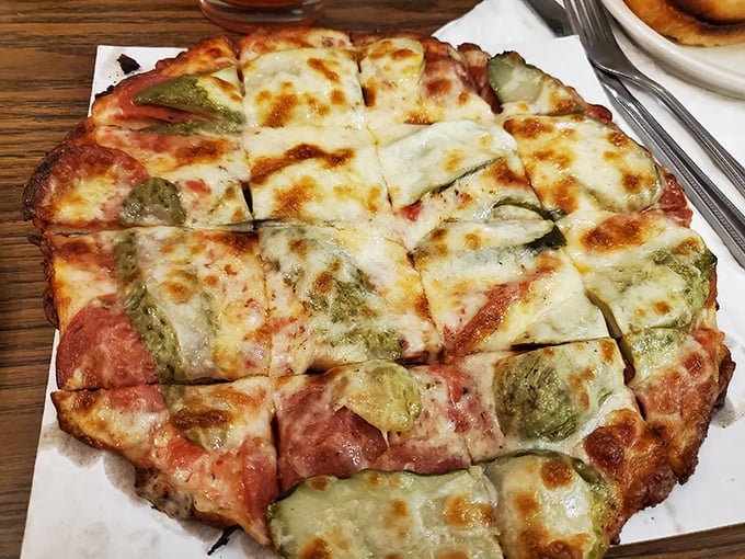 Pizza rebels, unite! The controversial pickle-and-pepperoni combo creates a tangy-savory masterpiece that will convert even the most traditional pizza purists.