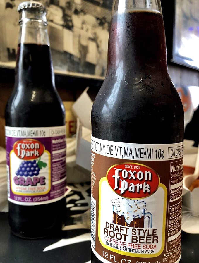 Nothing washes down seafood like a classic Foxon Park soda—a Connecticut tradition that's been refreshing locals since before Instagram was invented.