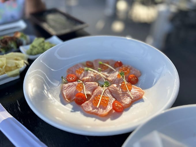 Sashimi so fresh and artfully presented, it deserves its own exhibition at the Getty—but tastes much better.