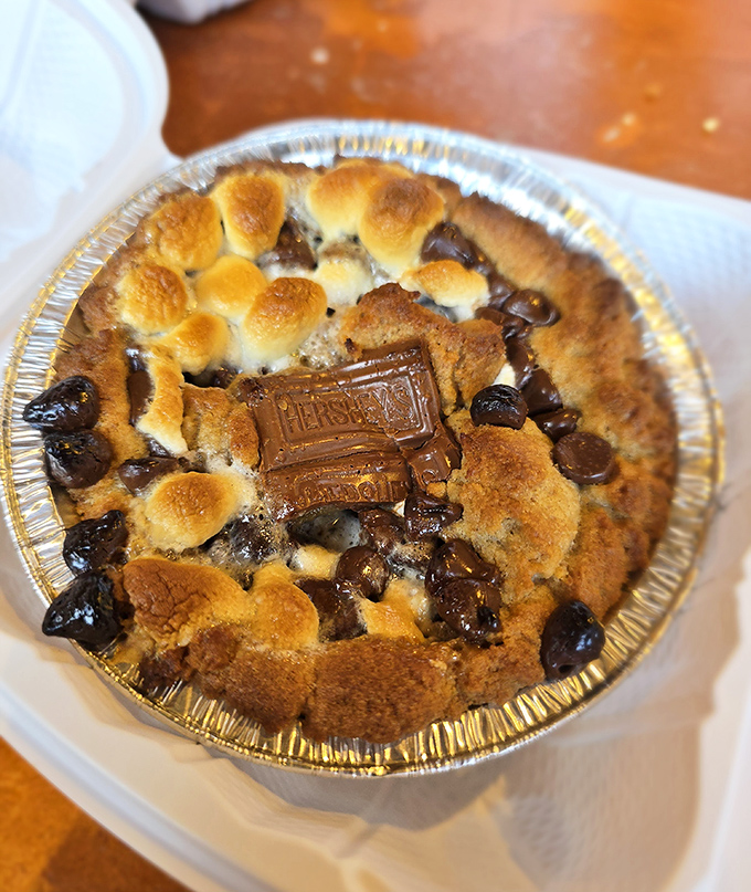 That s'mores cookie finale – because even your sweet tooth deserves a standing ovation after all that meat.