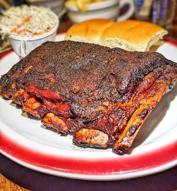 St. Louis ribs with that gorgeous bark and smoke ring make you understand why people write love songs about food.