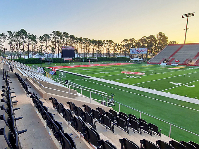 The local stadium isn't just for football—it's where community pride takes physical form under those Friday night lights.