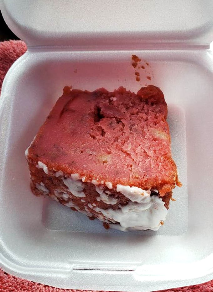 This isn't just strawberry cake—it's what clouds must taste like if they were made of berries, sugar, and Southern hospitality.
