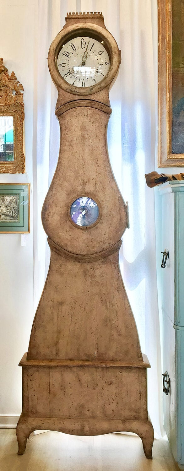 A Swedish Mora clock that's seen more history than your high school textbook—and looks infinitely more elegant.
