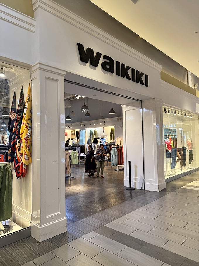 Waikiki brings island-inspired fashion to the mainland without the airfare—breezy styles that make every day feel like vacation.