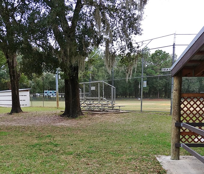 Whispering Pines Park offers recreation without pretension – where pickup games happen spontaneously and nobody's checking their phone every five minutes.