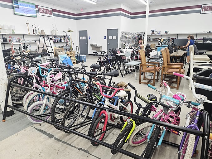 Bicycle heaven awaits riders of all sizes – from training wheels to ten-speeds, your next two-wheeled adventure is priced to roll out the door.