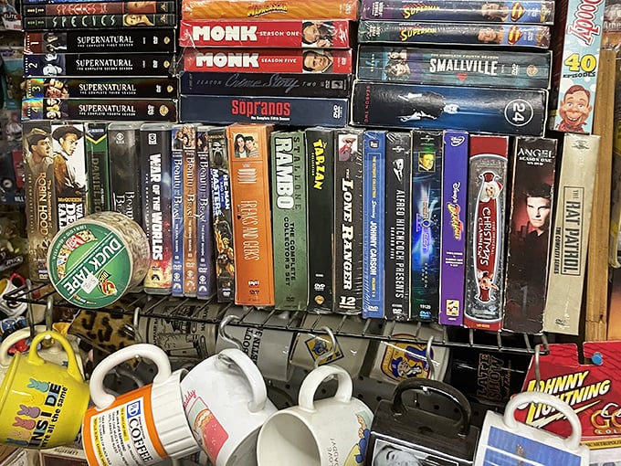 DVD collections rival small-town video stores, offering entertainment libraries that streaming services wish they could match permanently.
