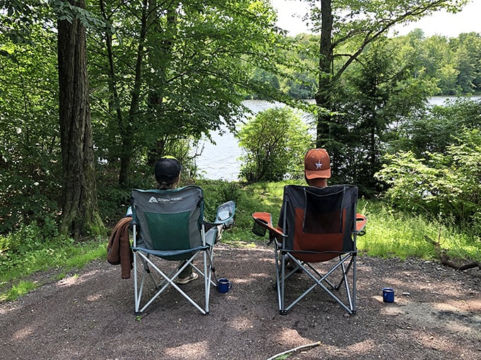 The best seats in the house don't require reservations. These lakeside thrones offer front-row views to nature's greatest show—absolute tranquility.
