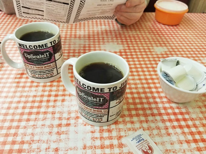 Those "Welcome to Jim's" coffee mugs aren't just vessels for caffeine—they're warm handshakes in ceramic form.