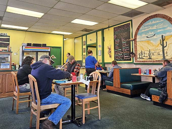 The dining room buzzes with locals—always the surest sign you've found the real deal in a town where everyone knows where the good food hides.