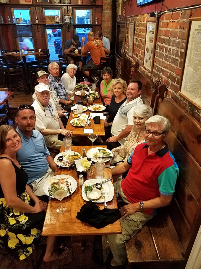 The true measure of a restaurant isn't just its food but the joy around its tables—this gathering says everything without saying a word.