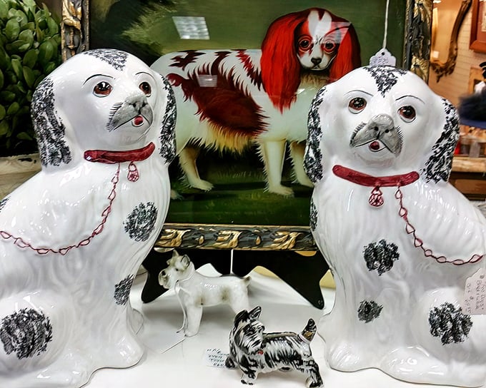 These ceramic canines have been loyally guarding someone's mantel since the Eisenhower administration – now they're looking for a new home.