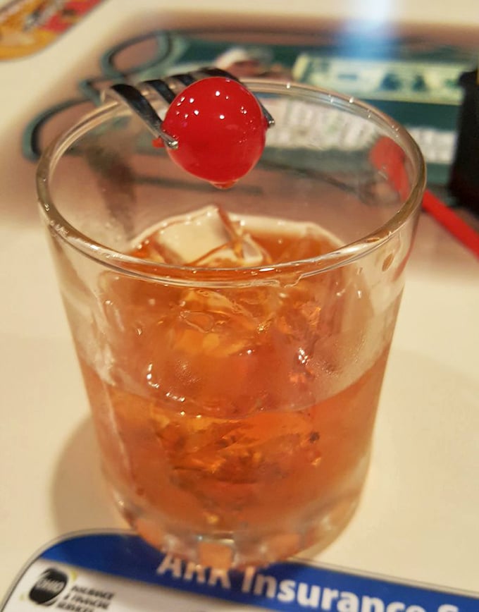 Even the cocktails at Dark Horse come with a side of nostalgia – this Old Fashioned is both a drink and a time machine.