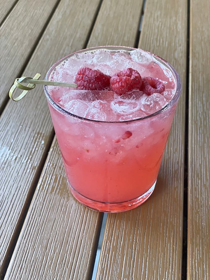 This raspberry cocktail isn't just refreshing—it's what summer in Florida would taste like if you could bottle it, chill it, and add a splash of moonshine.