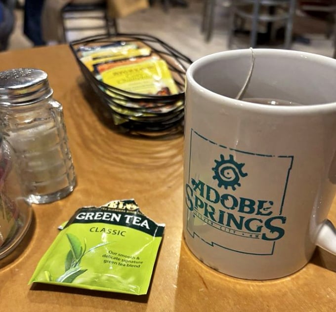 Even the mugs here have personality. That first morning sip of coffee at Adobe Springs feels like the universe whispering, "Today's gonna be good."