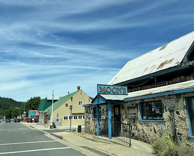 Moon's Restaurant—where stone walls have absorbed decades of laughter and the comfort food rivals your grandmother's secret recipes.
